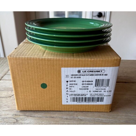 Le Creuset | Dining | New Le Creuset Stoneware Vancouver Salad Plates ...